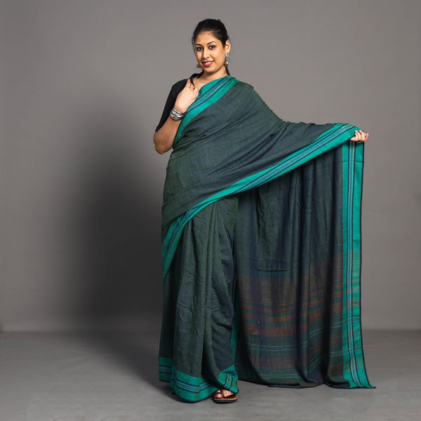 Woolen Sarees - Buy Handwoven Wool Saree Online in India - iTokri आई.टोकरी