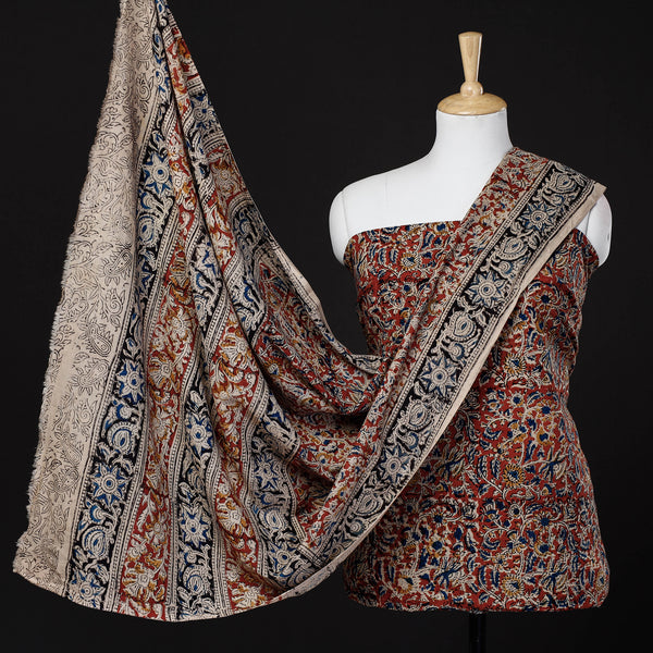 Kalamkari Dress Material - Buy Kalamkari Print Dress Materials Online ...