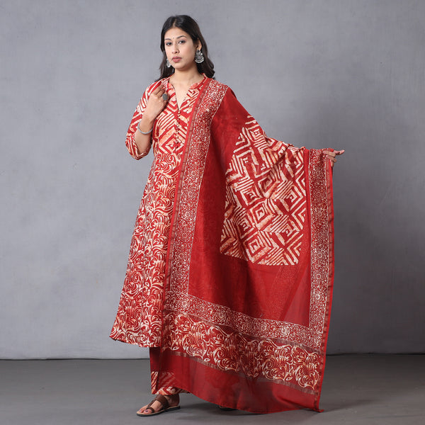 Batik Printed Suits - Buy Batik Printed Stitched Suits Online - iTokri ...