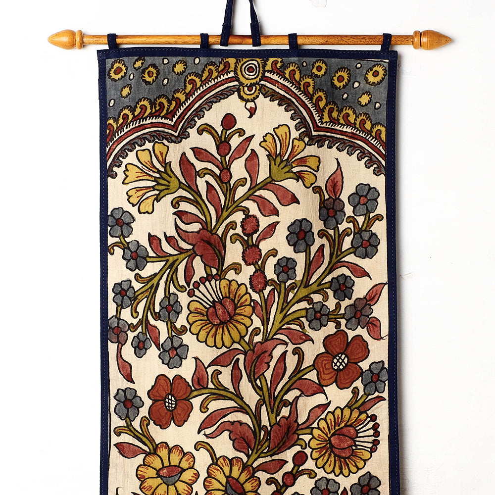Buy Handpainted Kalamkari Wall Hanging Scroll Online at iTokri.com ...